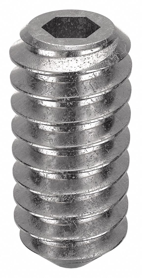 #4-40 Thread Size, 1/4 in Overall Lg, Socket Set Screw - 5GUF6|MS51021 ...
