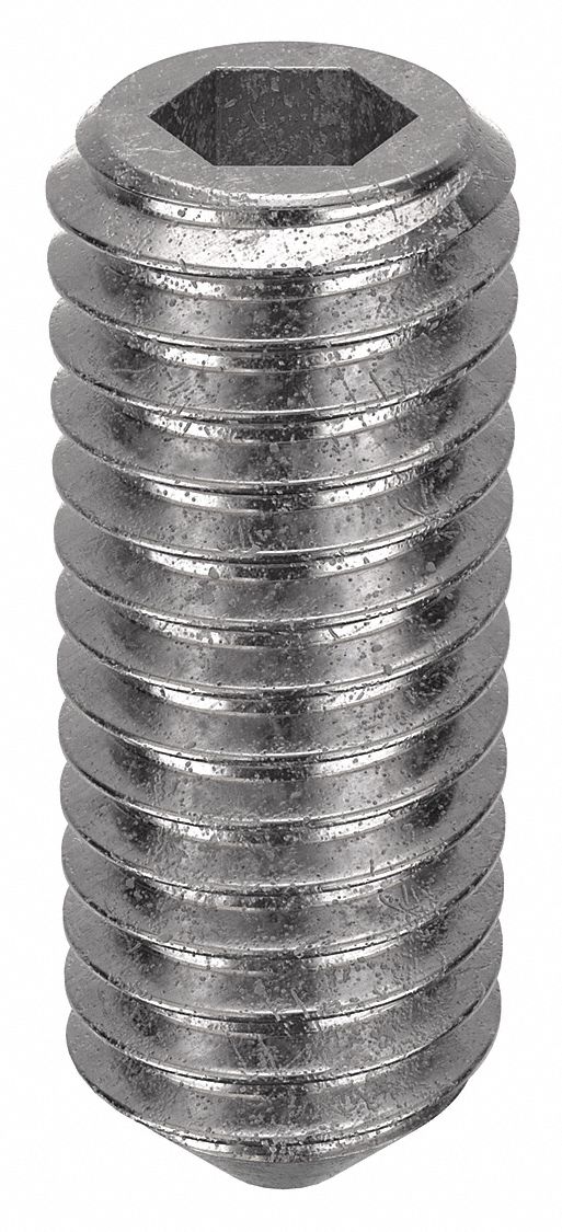 #10-32 Thread Size, 1/2 in Overall Lg, Socket Set Screw - 5GUH2|MS51023 ...