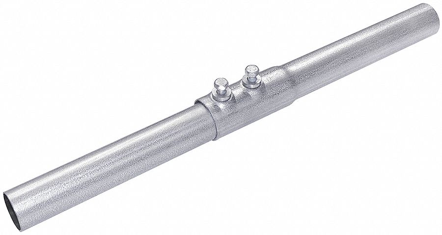 ALLIED EMT Galvanized Steel Conduit with Set Screw Coupling, Trade Size ...