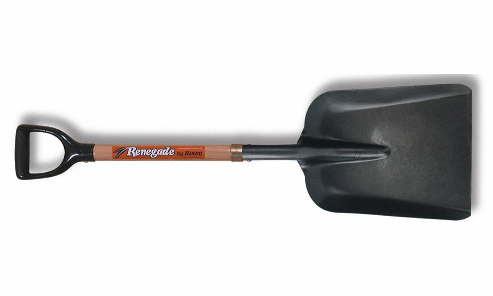 HISCO General Purpose Scoop, Handle Length 27", Blade Material Steel ...
