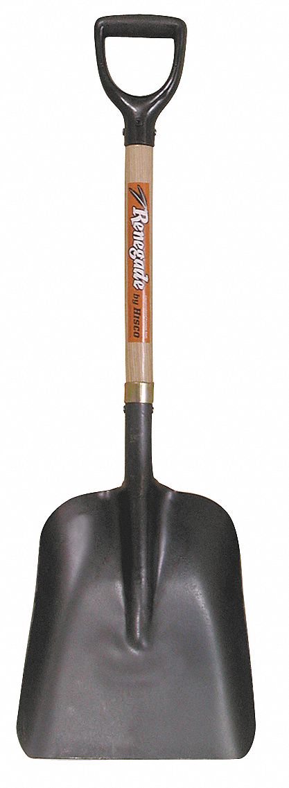 General Purpose Scoop, Handle Length 27", Blade Material Steel, Blade ...