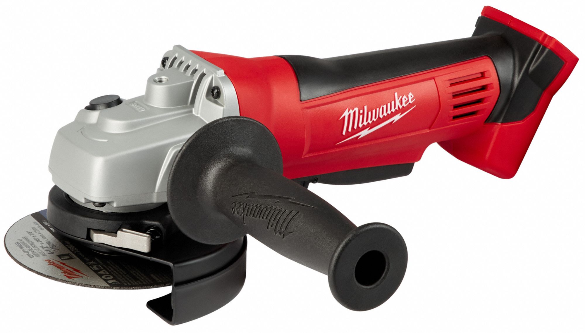 MILWAUKEE Angle Grinder: 4 1/2 in Wheel Dia, Paddle, with Lock-On, Adj ...