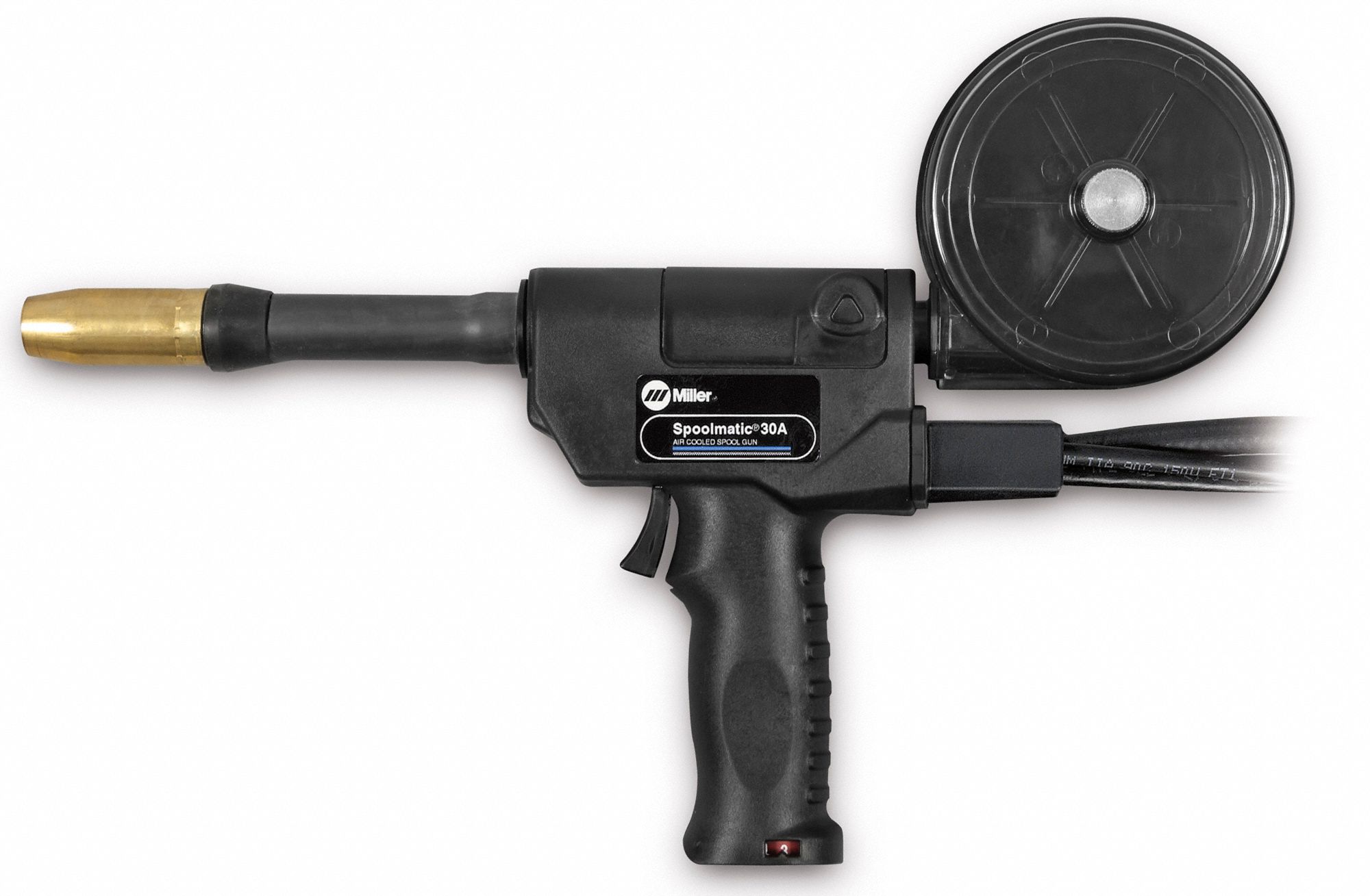 MILLER ELECTRIC Spool Gun: Spoolmatic 30, 200 A, 1/16 in, 30 ft Cable ...