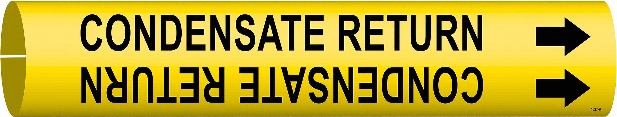 Condensate Return, Yellow, Pipe Marker - 5GXK4|4037-A - Grainger