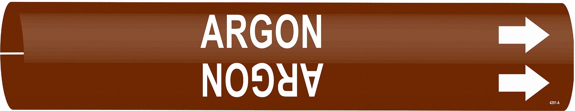 Argon, Brown, Pipe Marker - 5LEA5|4291-D - Grainger