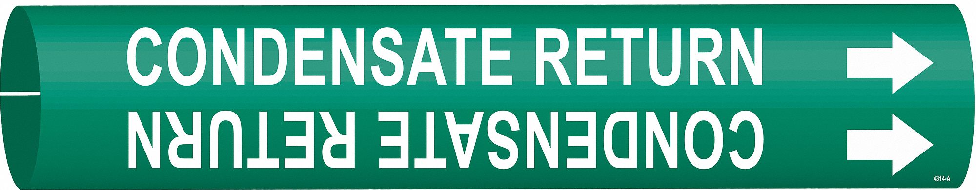 Condensate Return, Green, Pipe Marker - 5GYE5|4314-B - Grainger
