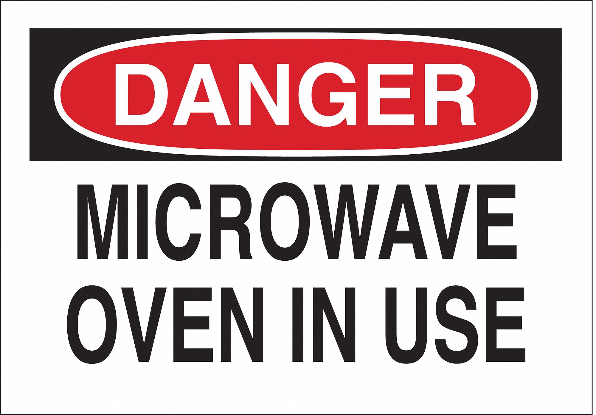 Polyester, Adhesive Sign Mounting, Danger Radiation Sign - 6FX40|88717 ...