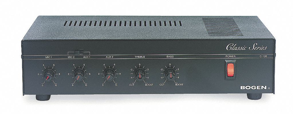 Mixer/Amplifier, 12 Depth (In.) - Grainger