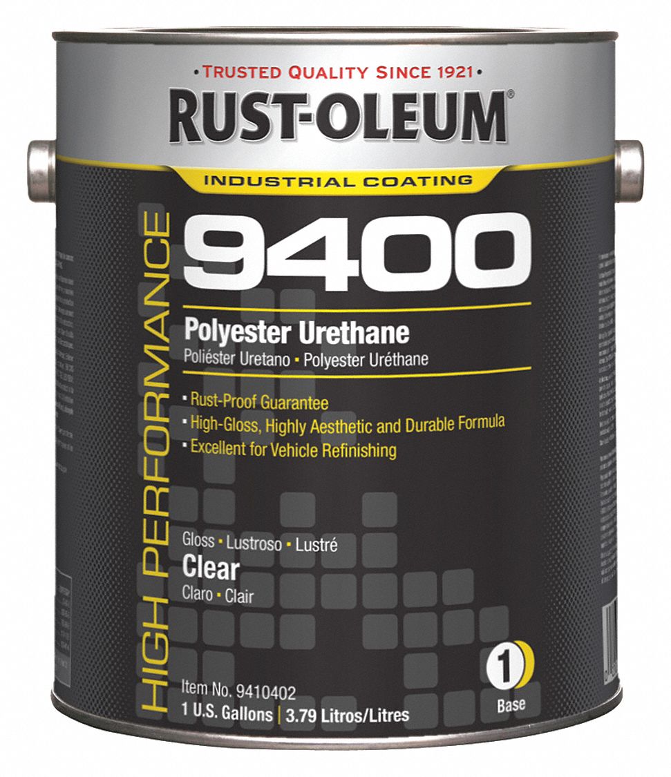 RUST-OLEUM Polyester Urethane Coating: Polyester Urethane, Base ...