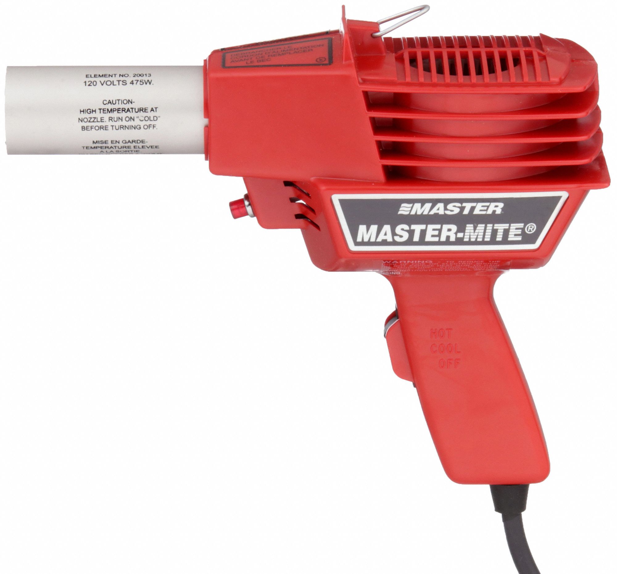 MASTER APPLIANCE, Pistol-Grip, 120V AC, Heat Gun Kit - 5HC24|10008 ...