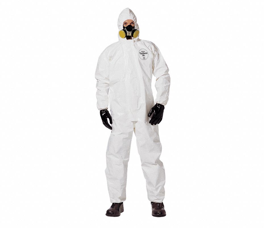DUPONT Overol Resistente a los Químicos Tychem® SL Blanco Talla M ...