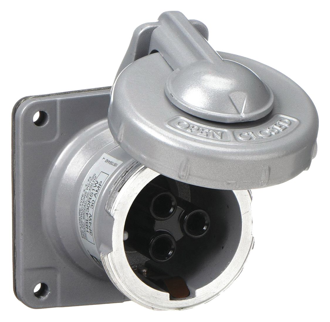 HUBBELL WIRING DEVICE-KELLEMS, Valox 357 Housing and Aluminum Shroud ...