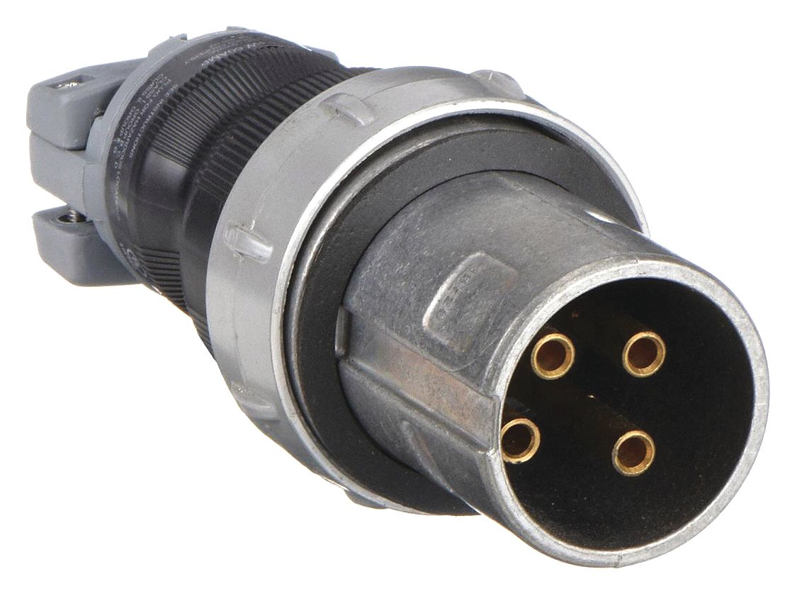 60 A, 250V DC/600V AC, Type 4X Pin and Sleeve Plug - 5HJ29|HBL460PS2W ...