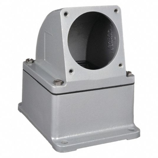 HUBBELL, 60/100 A, Dead End, 4-Way Angle Back Box - 5HJ47|MB601004W ...