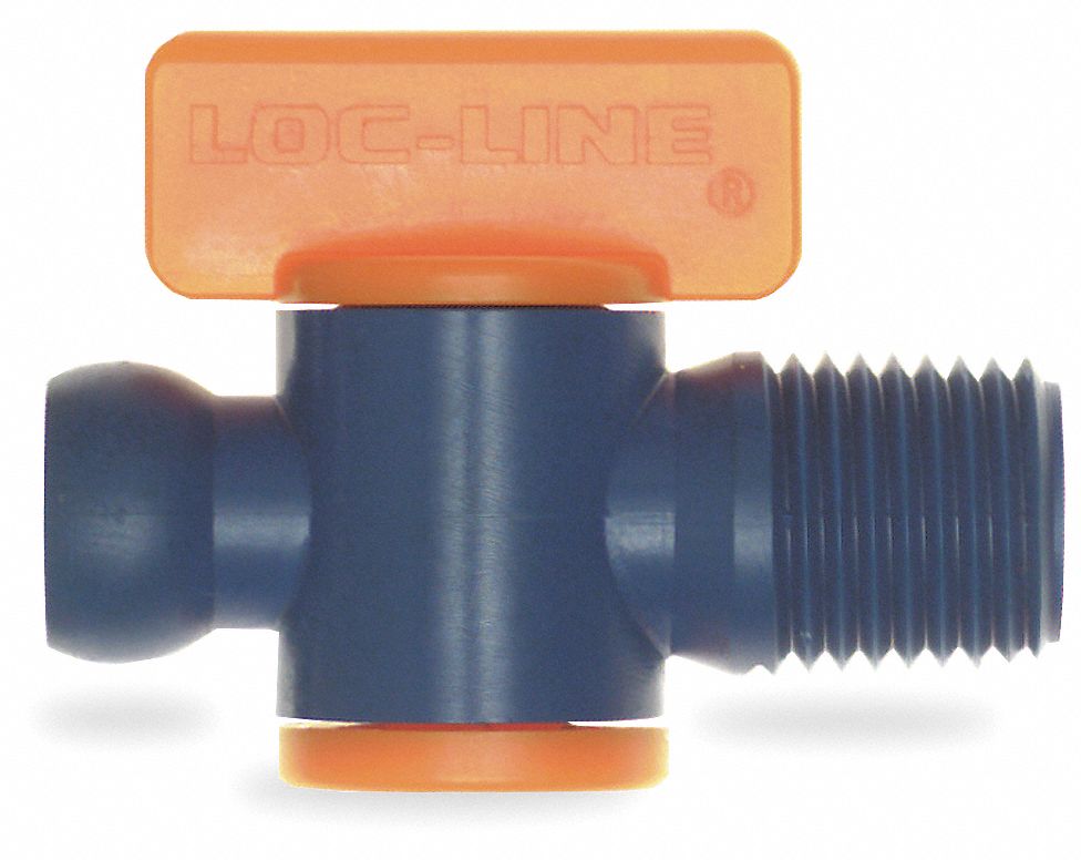 LOC-LINE VALVE 1/4IN MALE NPT - CDS21192 | 21192 - Grainger, Canada