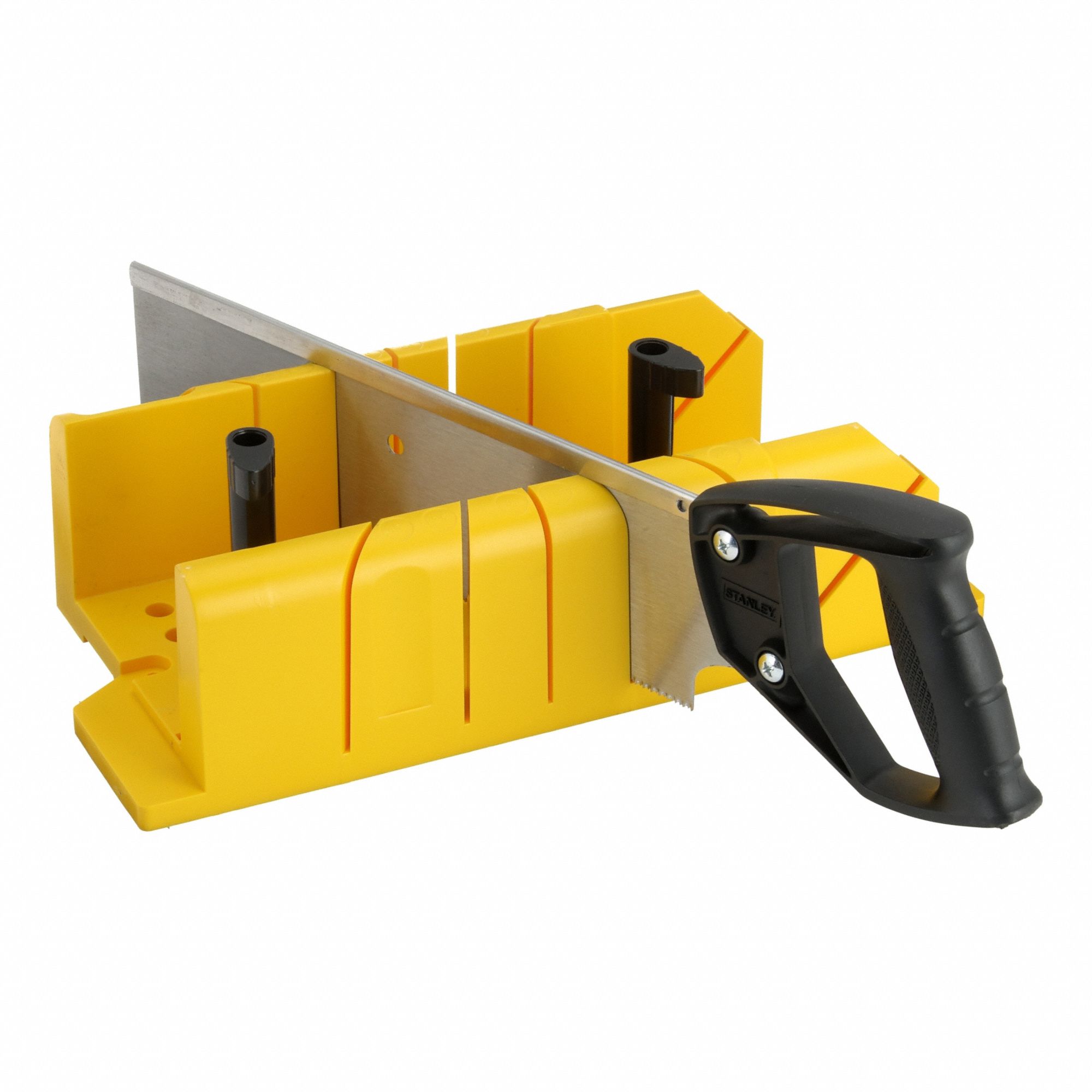 STANLEY, Clamping Miter Box, 14 in Miter Saw Compatible, Clamping Miter ...