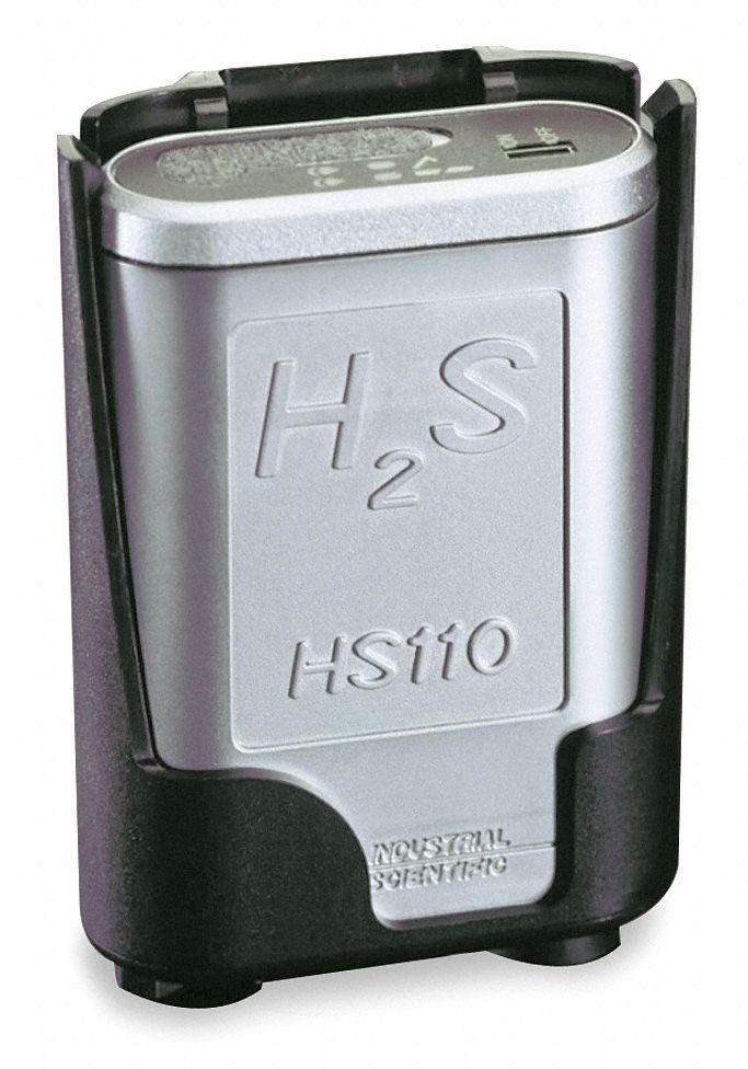 Single Gas Detector, 0 to 100 ppm Sensor Range, AA Alkaline Battery ...