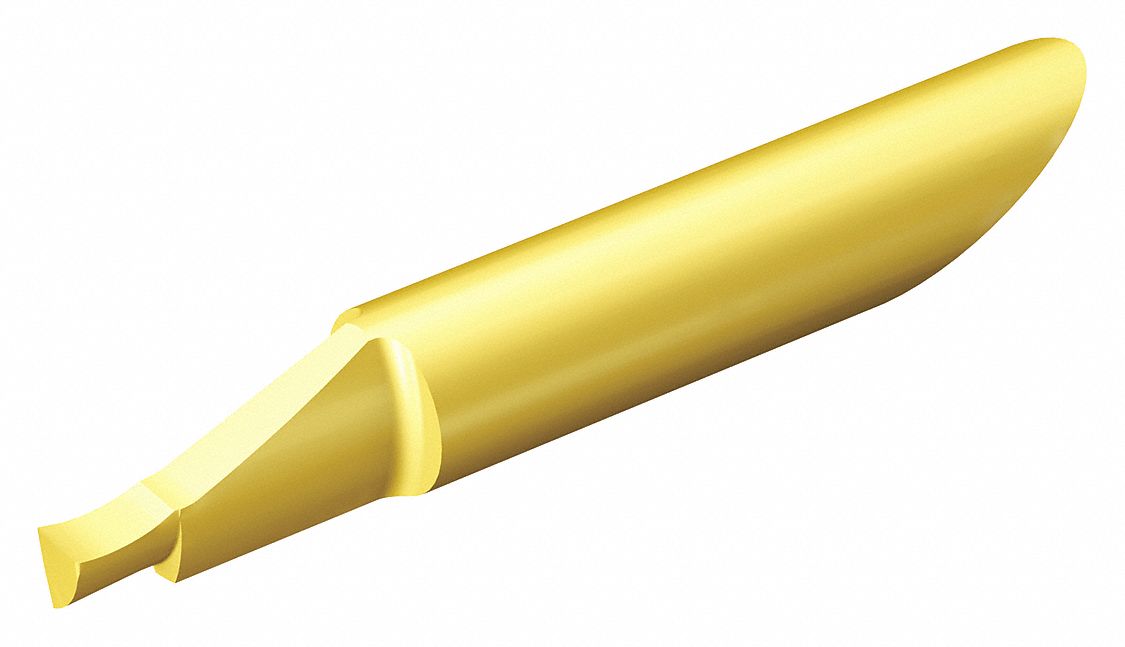SANDVIK COROMANT, Right Hand, 0.006 in Corner Radius, Grooving Insert ...