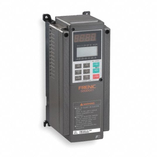 FUJI ELECTRIC Variable Frequency Drive: 230V AC, 7 1/2 hp Max Output ...