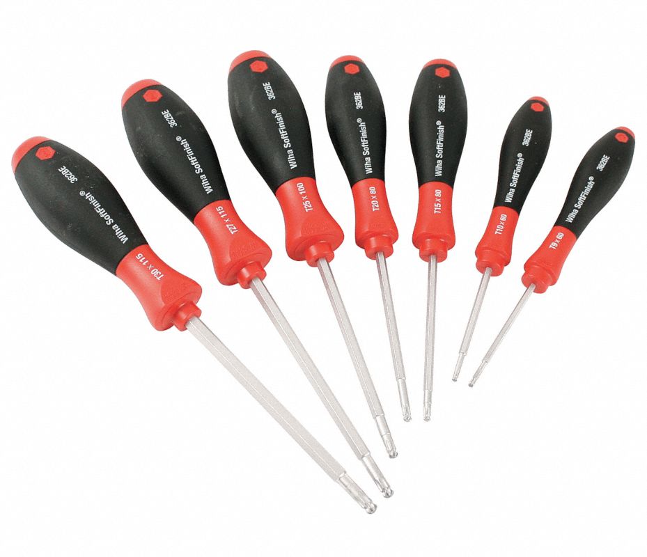 WIHA Juego de Desarmadores Juego de Destornilladores de Uso General Sin ...