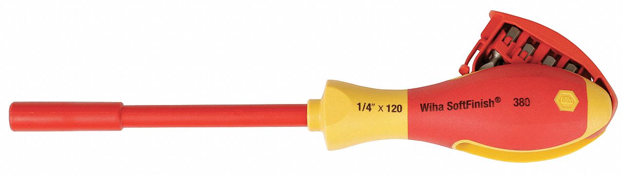 WIHA TOOLS INSULATED COMBO BIT FLIP SET,9 PC - Socket Bit Sets ...