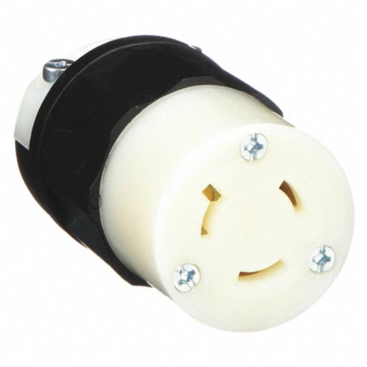 20 Amp Industrial Grade Locking Connector, L8-20R NEMA Configuration ...