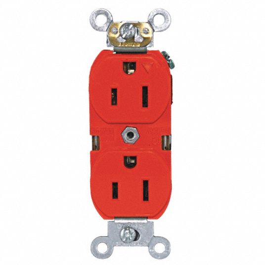 LEVITON, Duplex, 5-15R, Receptacle - 792TL8|5262-IGR - Grainger