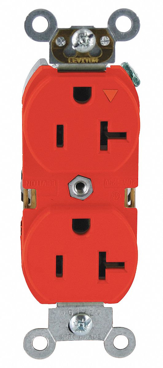 LEVITON, Duplex, 5-20R, Receptacle - 792TT2|5362-IGR - Grainger