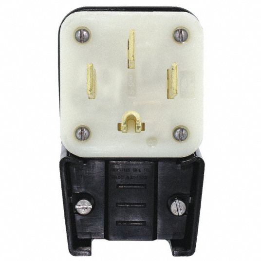 LEVITON, Industrial, 50 A Amps - Plugs and Receptacles, Angle Straight ...