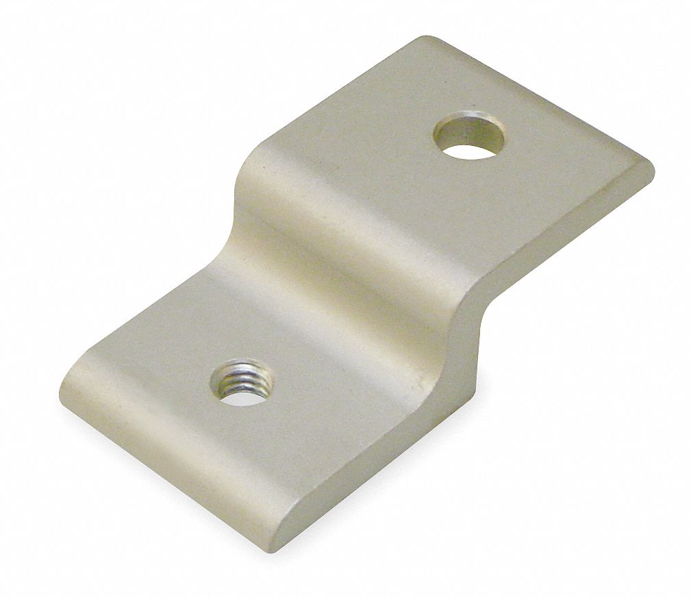 FAZTEK Panel Retainer, 1 1/2" W: For Std Panel, 15 Series, Silver ...