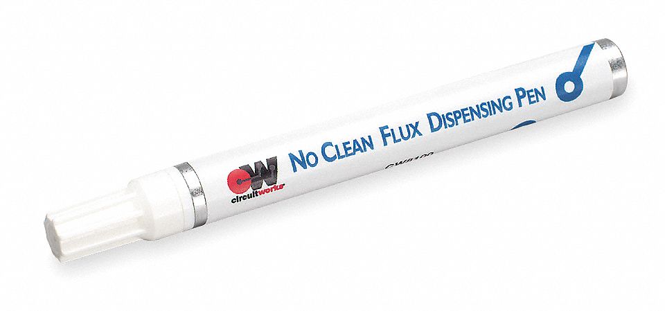 CHEMTRONICS No Clean Flux Dispensing Pen: 0.32 oz, Pen, CircuitWorks ...