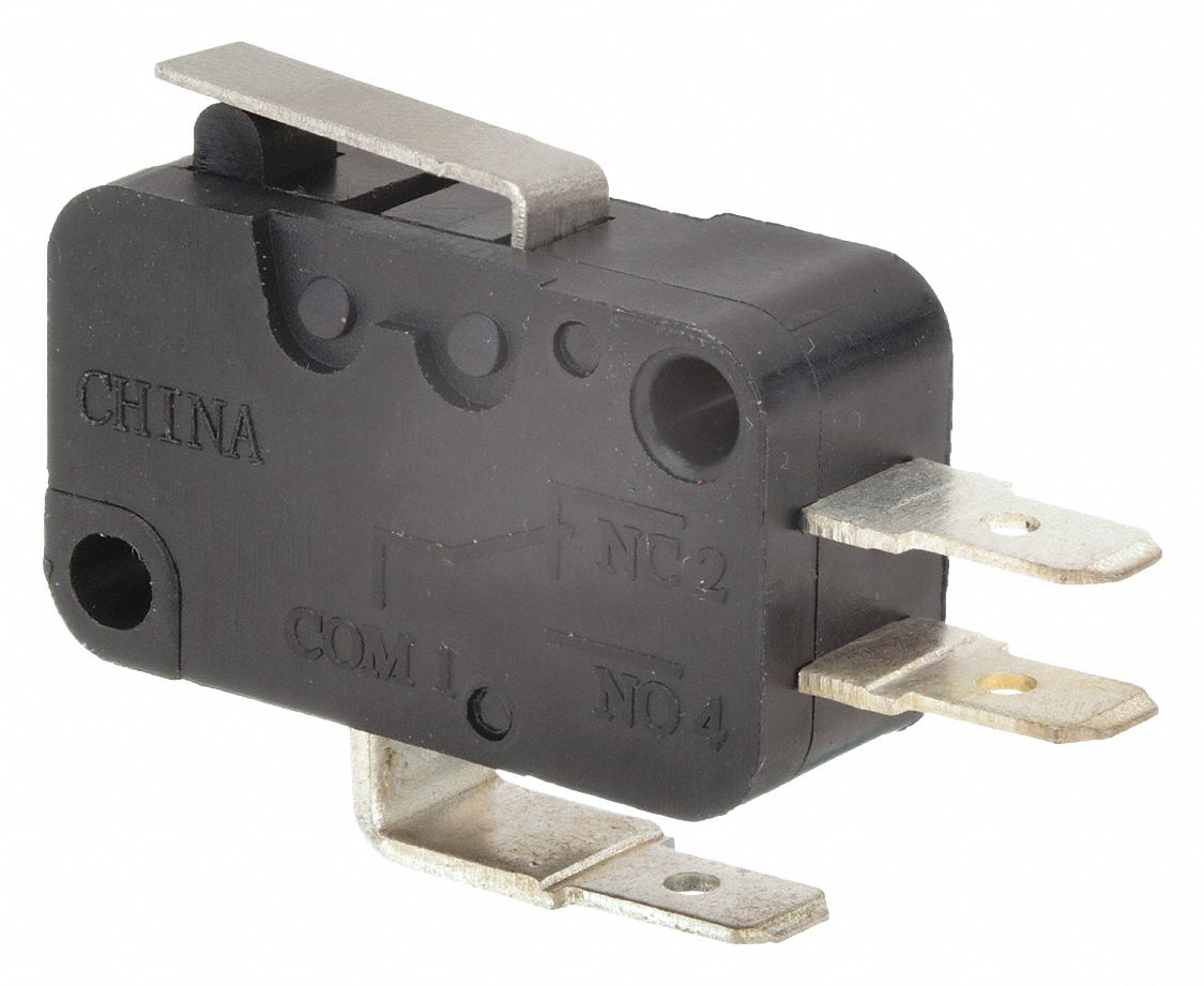 Hinge Lever Actuator, SPDT, Miniature Snap Action Switch - 5JDZ7|5JDZ7 ...