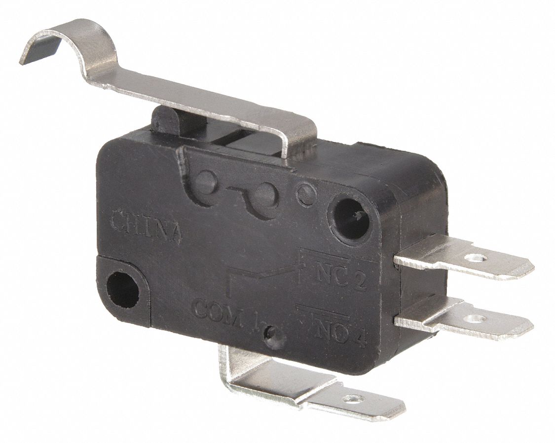 Roller Lever Actuator, SPDT, Miniature Snap Action Switch - 5JEA7|5JEA7 ...
