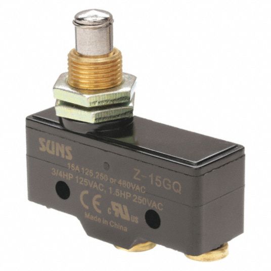 Plunger Actuator, SPDT, Snap Action Switch - 5JED7|5JED7 - Grainger