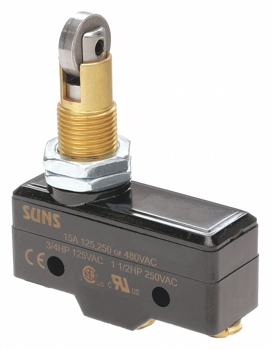 Roller Plunger Actuator, SPDT, Snap Action Switch - 5JED8|5JED8 - Grainger