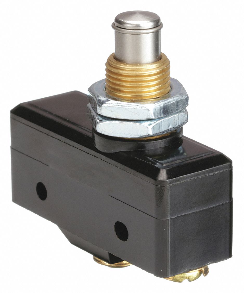Plunger Actuator, 1NO/1NC, Snap Action Switch - 5JEF8|5JEF8 - Grainger