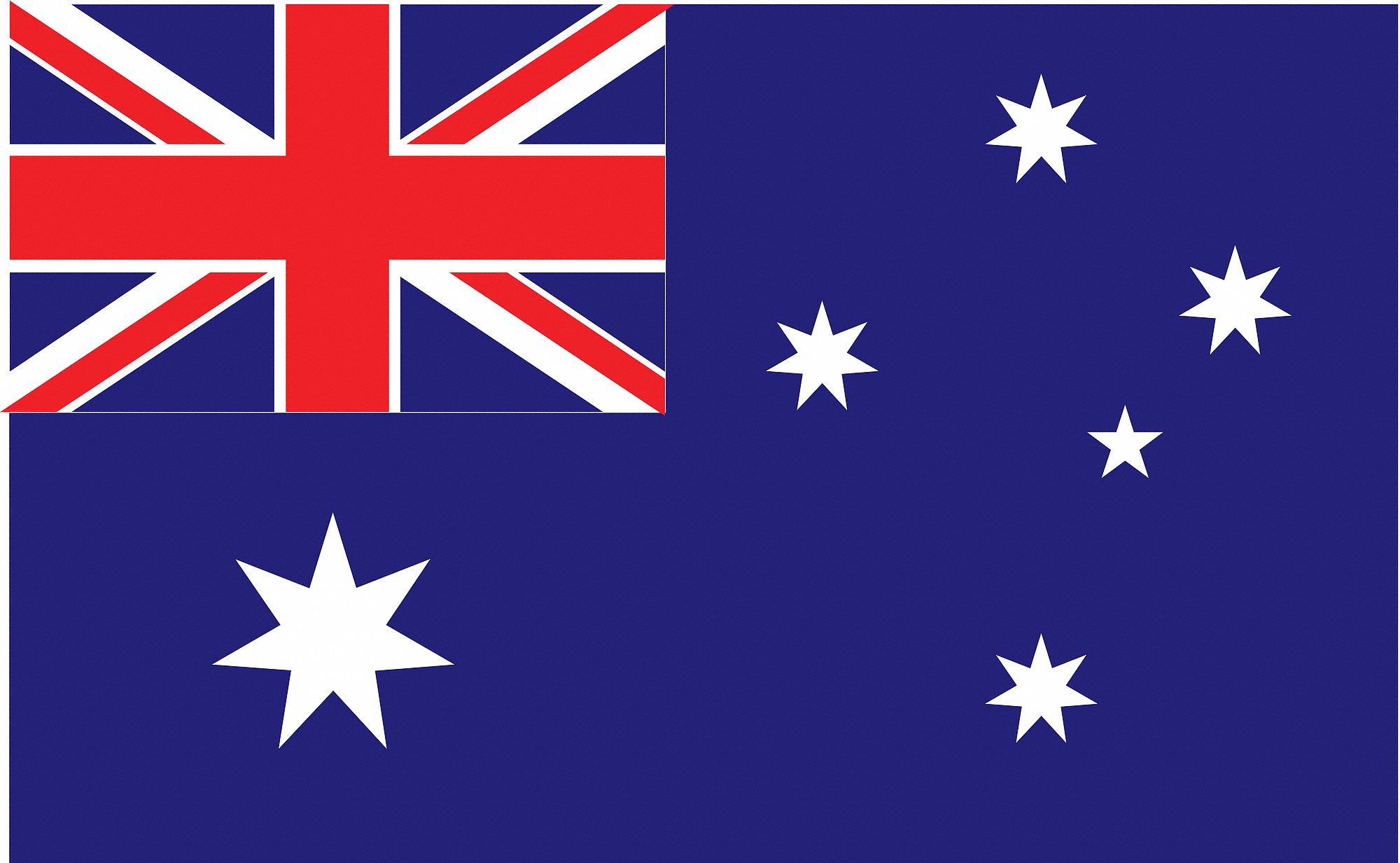 NYLGLO Australia Country Flag, 3 ftH x 5 ftW, Indoor, Outdoor - 5JFT9 ...