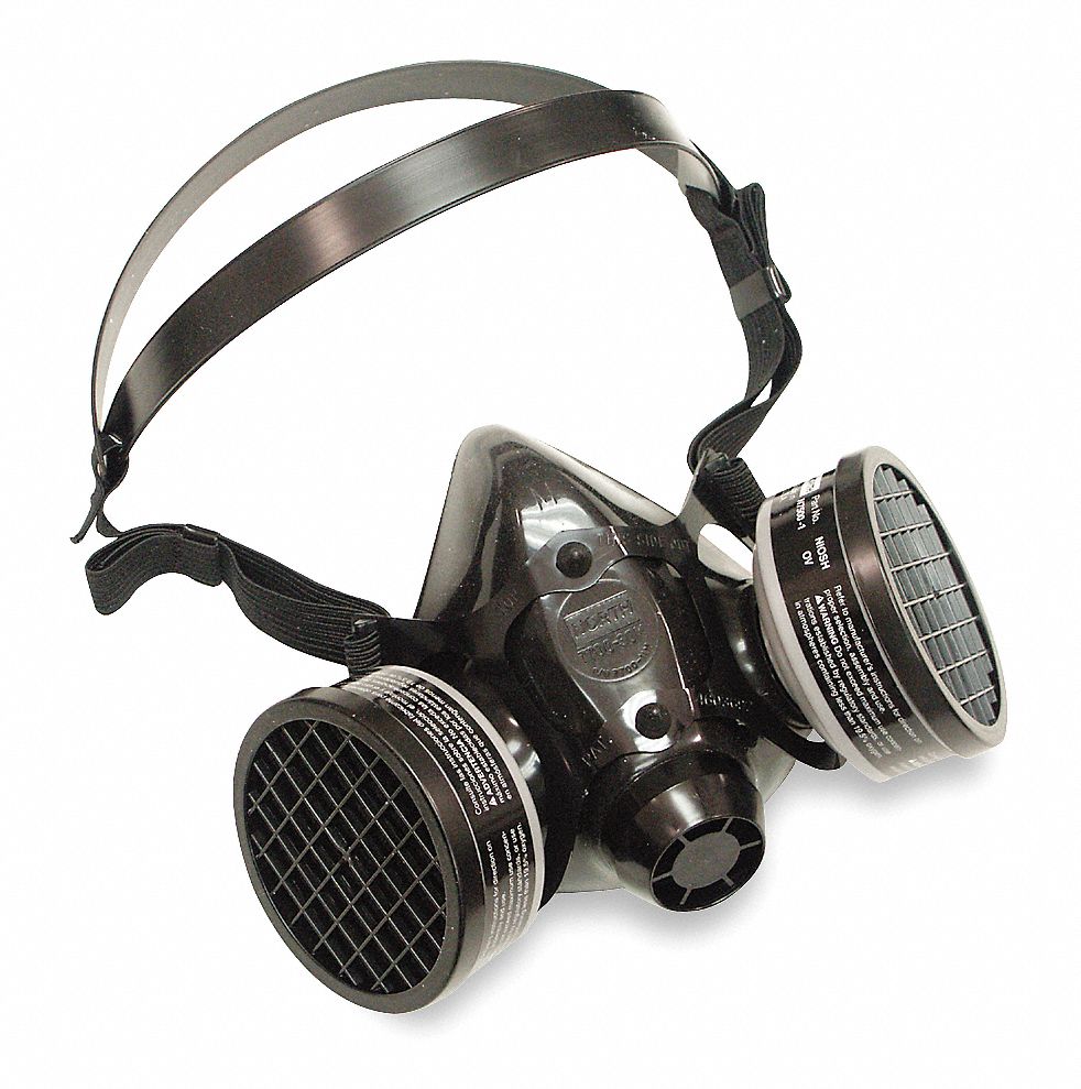Half Mask Respirator Kit, 7700 Series Series, S, Cartridges Included ...