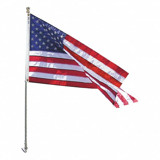 Nylon, Outdoor, US Flag Set - 5JGD3|238 - Grainger