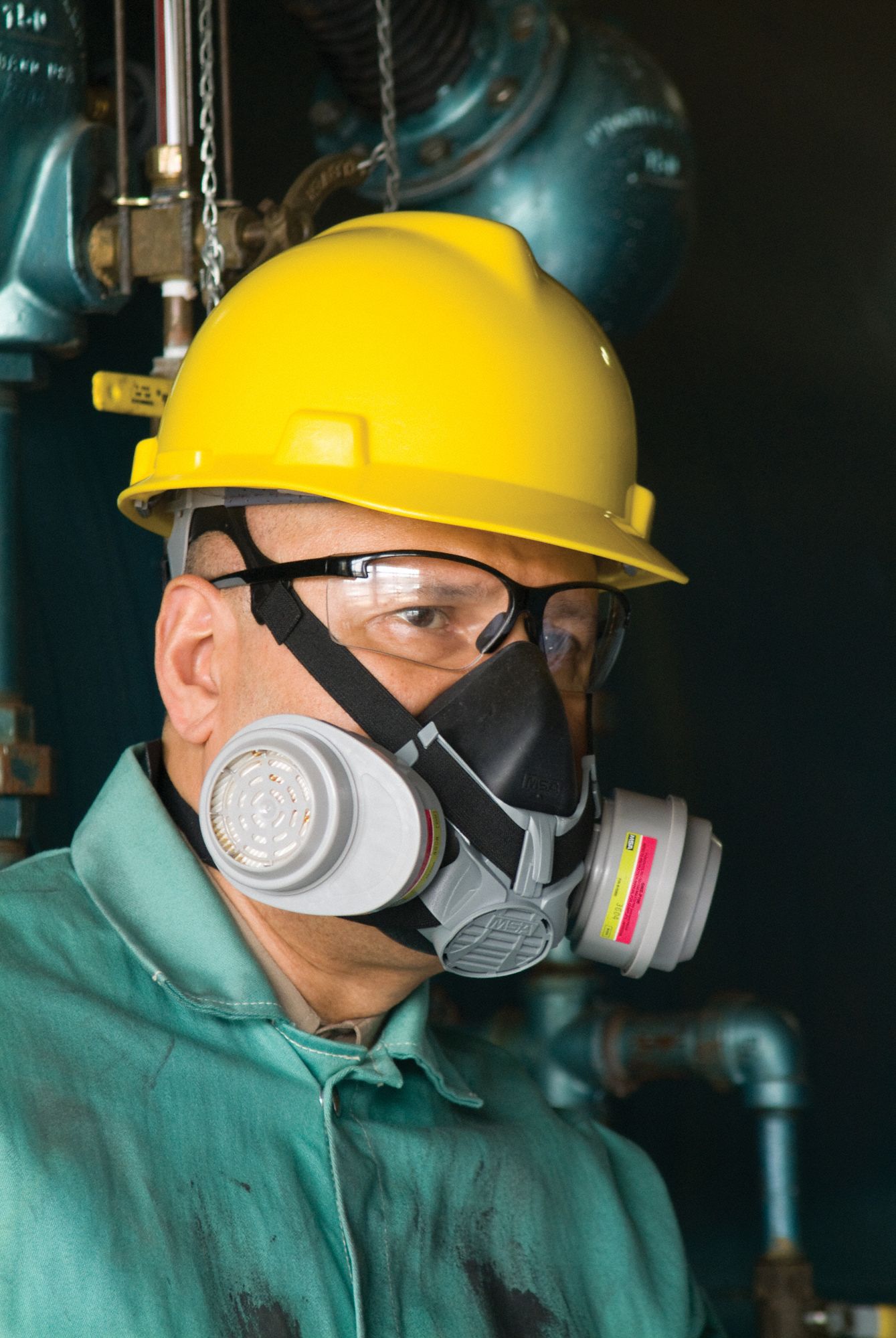 MSA Half Mask Respirator: Advantage 420, 0 Cartridges Included ...