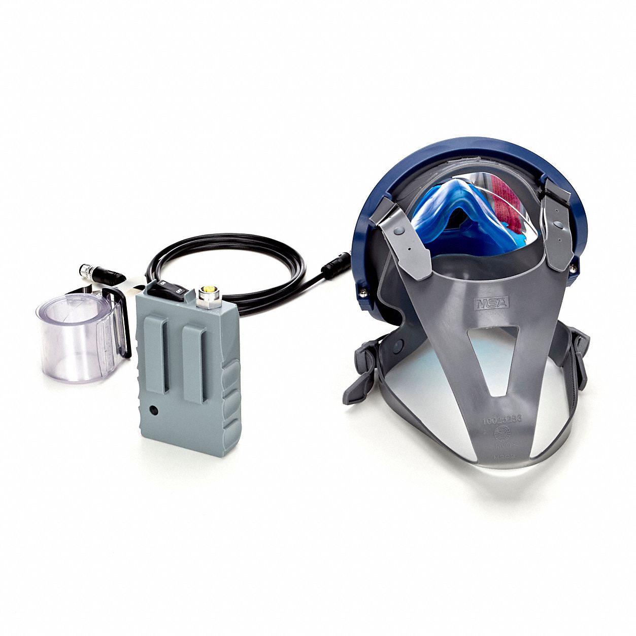 MSA PAPR System: Full Facepiece, Mask-Mount, M, Nickel-Metal Hydride ...