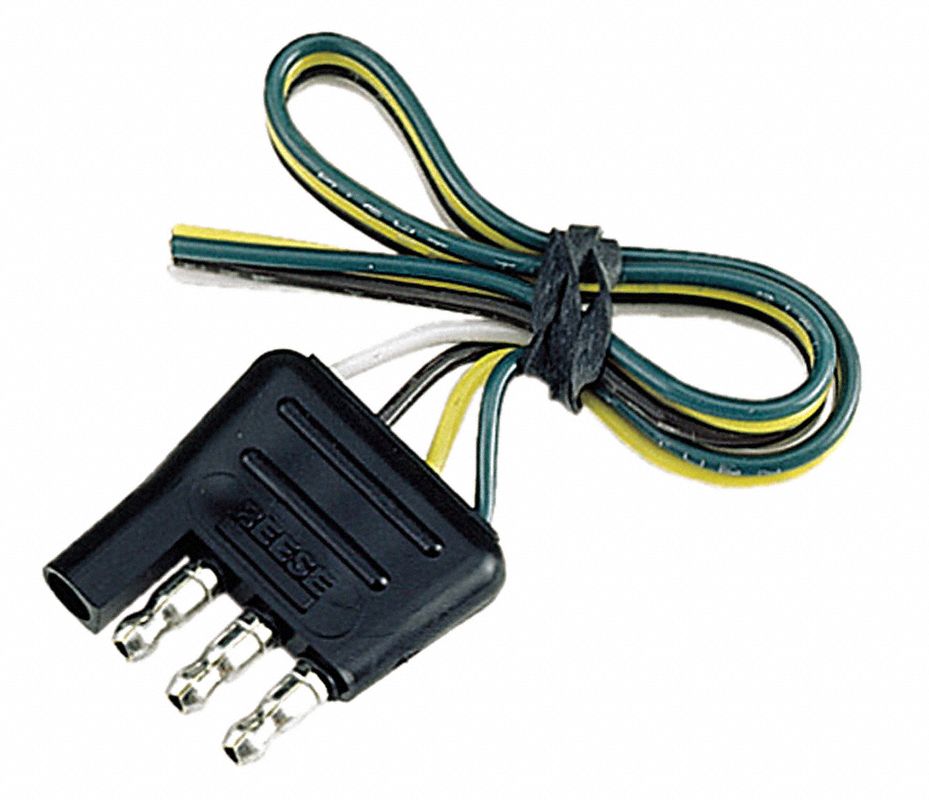 REESE Conector Plano Eléctrico,L Cable 1 pie - 5JJH5 | 7412442 ...