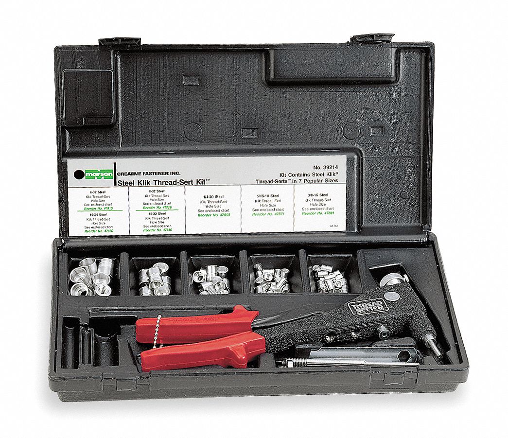 Nut Insert Kit, Aluminum - Grainger