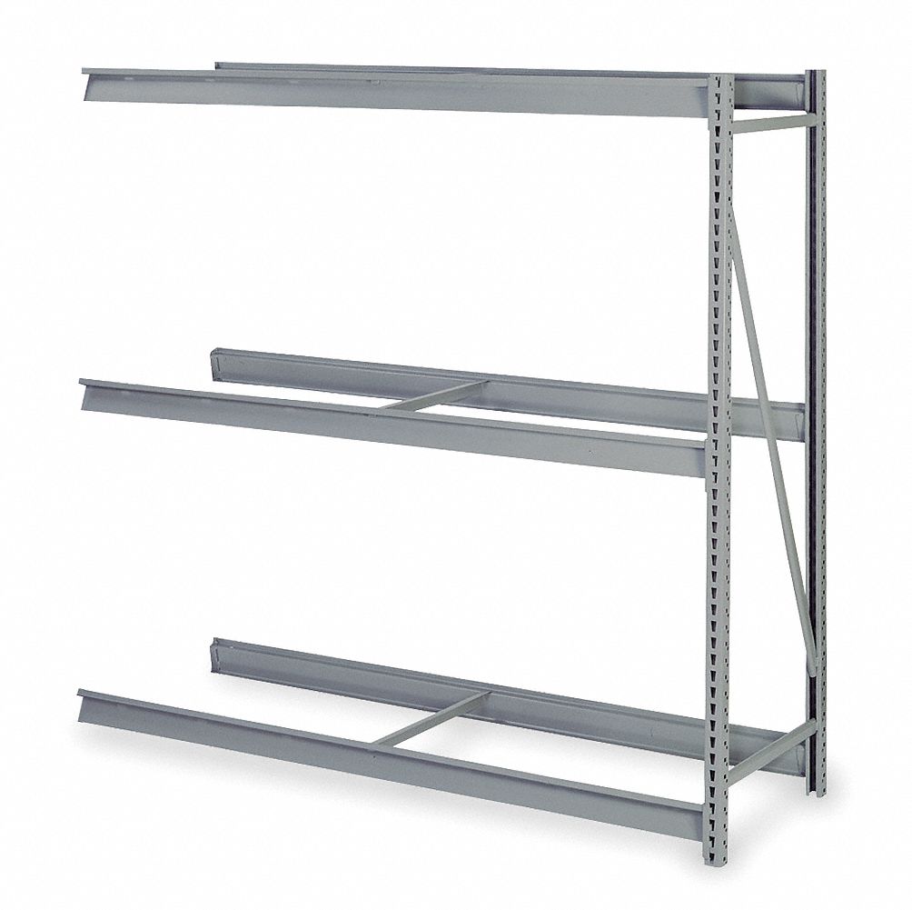LYON LLC BULK RACK,ADD-ON,84"H,72"W,24"D,GRAY - Bulk Rack Shelving ...