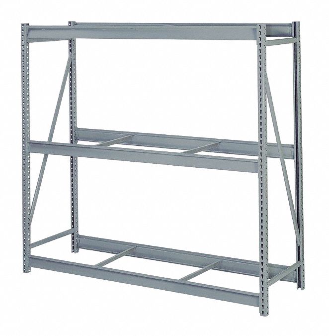 LYON Bulk Storage Rack: Starter, Medium-Duty, 60 in x 48 in x 72 in, 3 ...