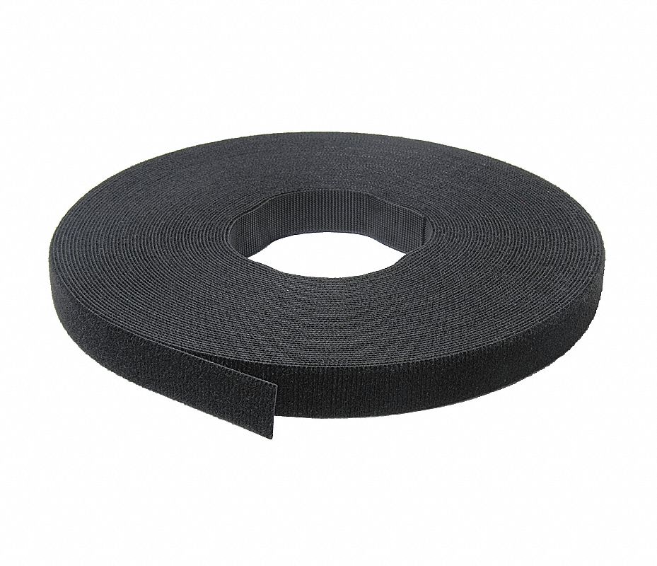 VELCRO BRAND Sujetadores Industriales Resellables 1" x 75 pies Negro ...