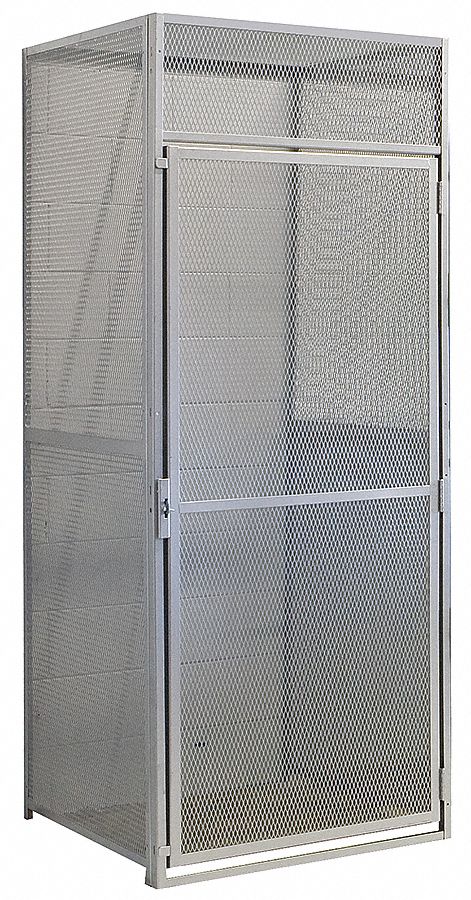 HALLOWELL, 48 in x 60 in x 90 in, 1 Tiers, Bulk Storage Locker Starter - 5JMN8|BSL486090-R-1S-HG ...