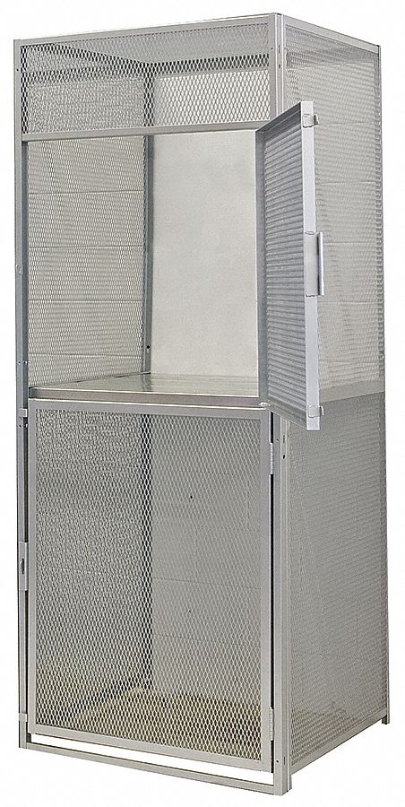 HALLOWELL, 36 in x 36 in x 90 in, 2 Tiers, Bulk Storage Locker Starter - 5JMP0|BSL363690-R-2S-HG ...