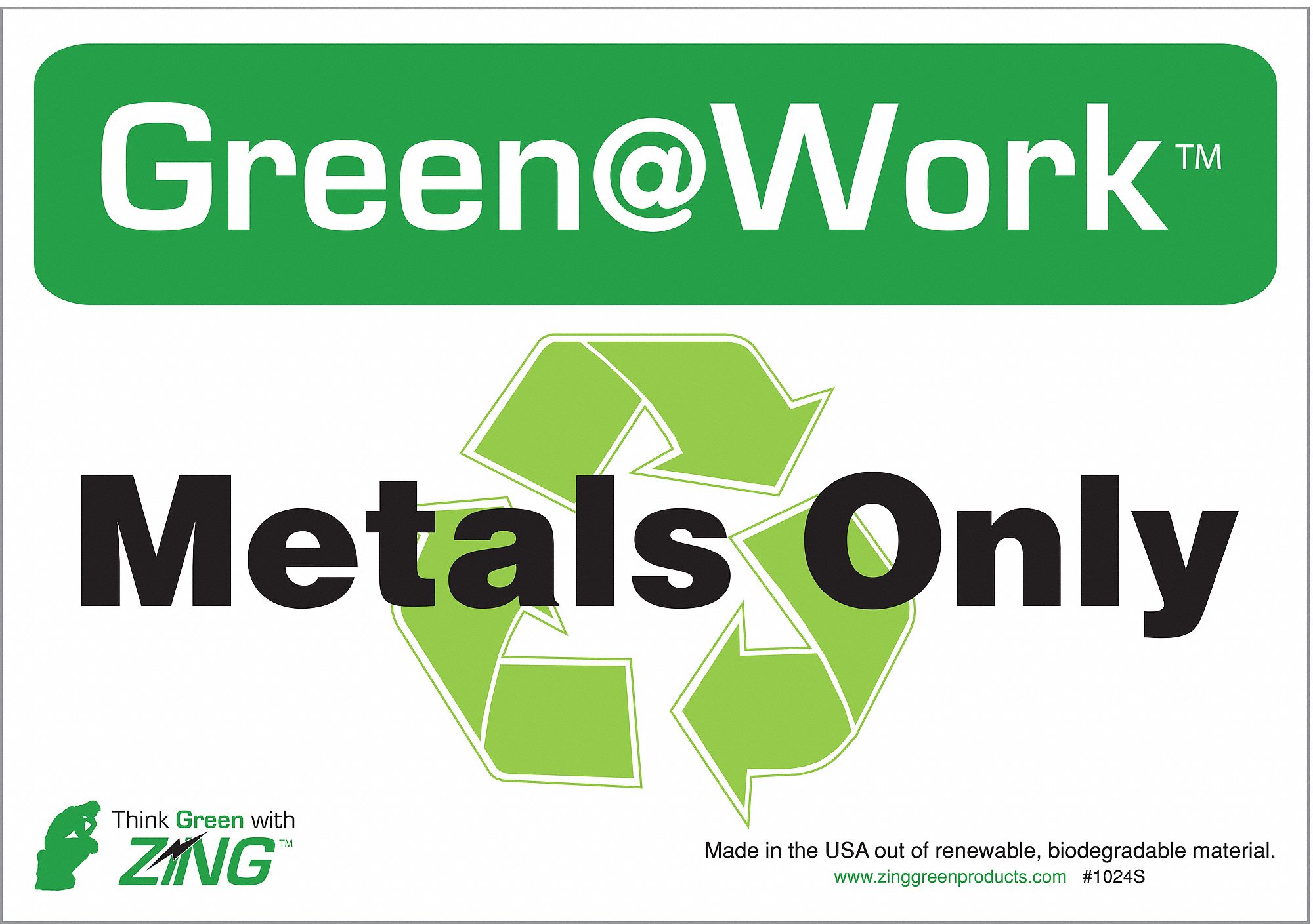 zing-recycle-label-metals-only-sign-header-green-work-plastic-7-in