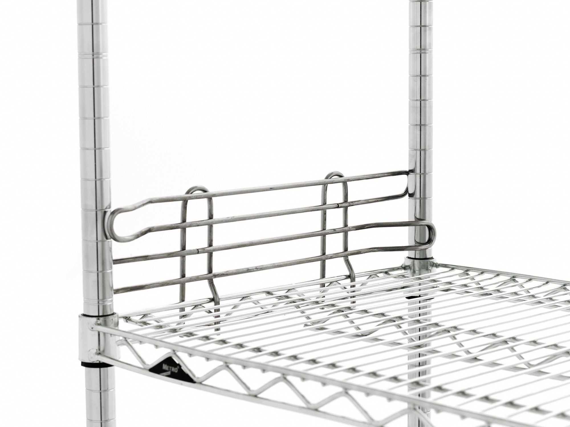 METRO Ledge: 18 in x 1 1/2 in x 4 in, Steel, Silver, Chrome - 5JNU8 ...